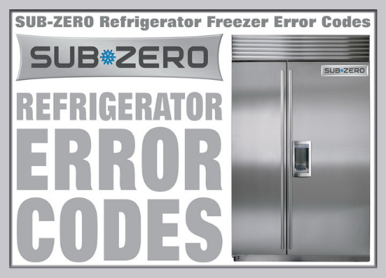 Sub Zero Refrigerator error - How to fix? | Appliance Repair New York - ADVANCED APPLIANCE ...